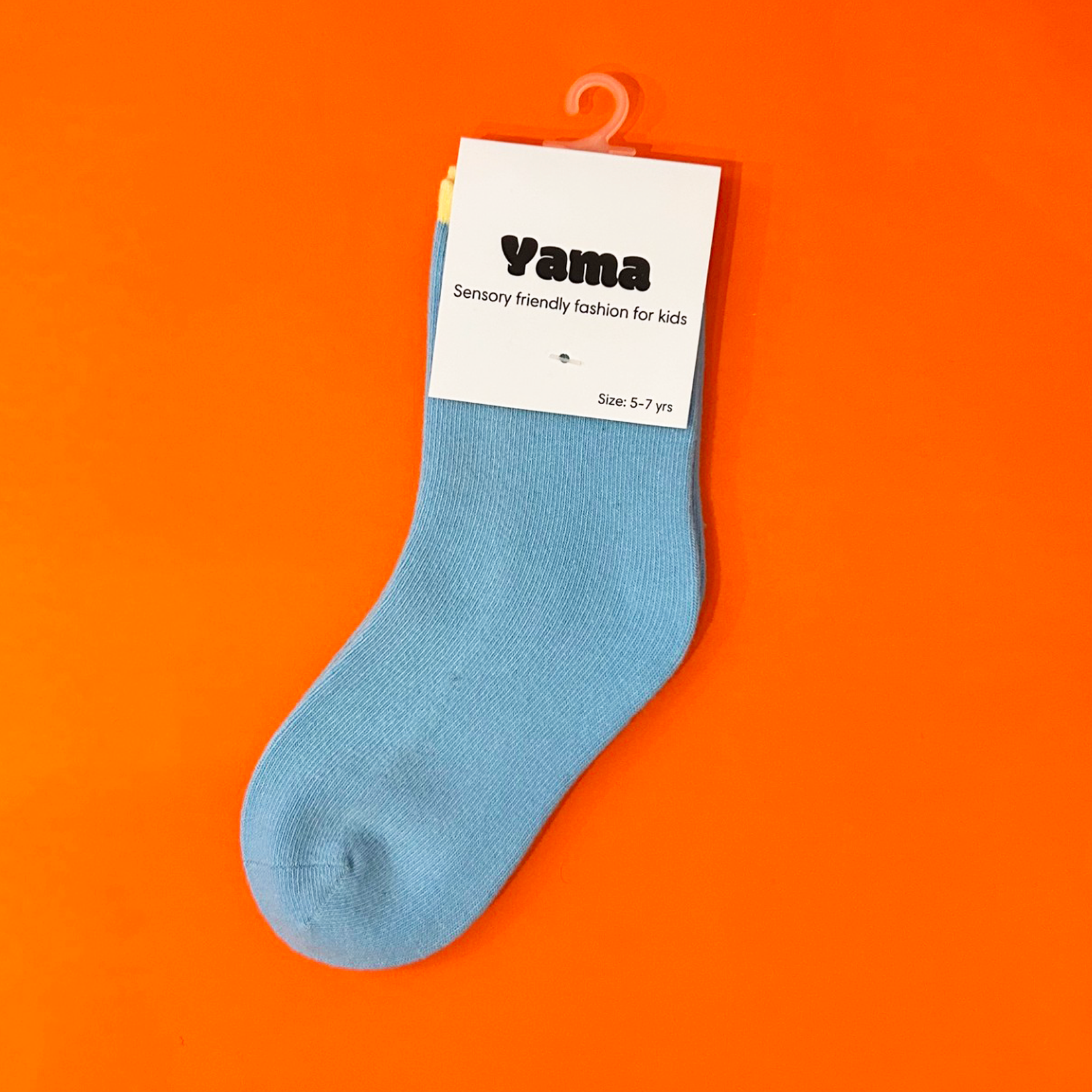 Stripe Top Sensory Sock - Baby Blue – Yama Clothing
